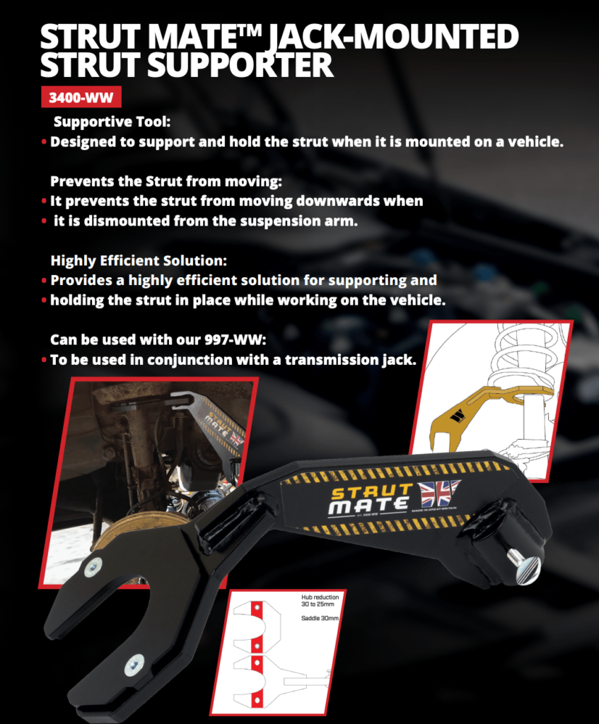 Welzh Werkzeug Strut Mate™ | Transmission Jack Adaptor | FJW Garage