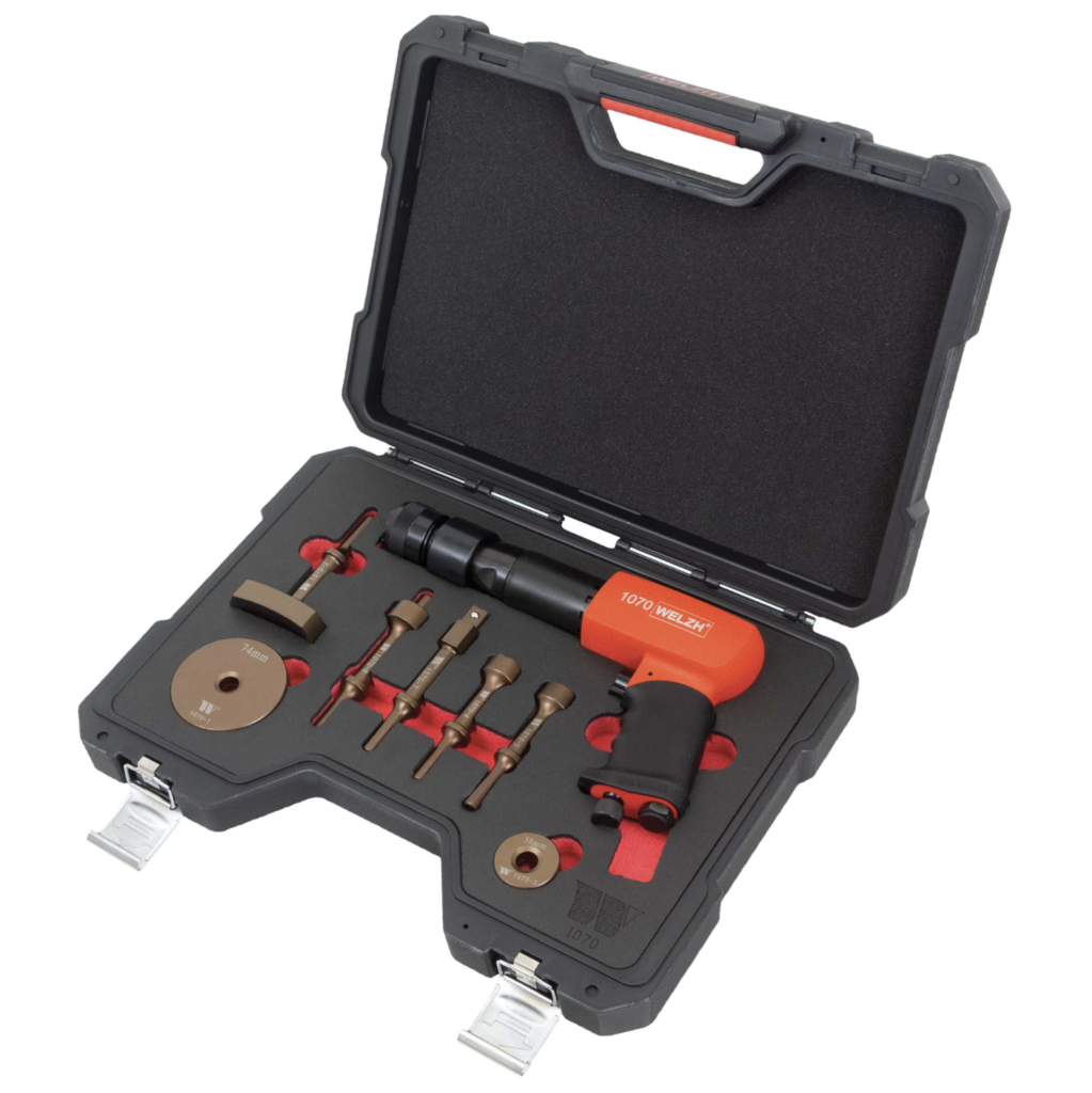 Welzh Werkzeug Vibration Air Hammer | 9-Piece Adapter Set