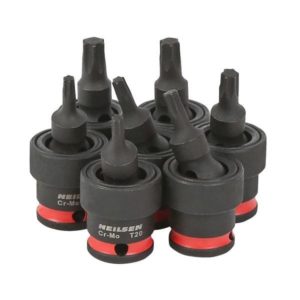 Torx Bit Flexi Head Socket Set 3/8' T20-T50 - Neilsen - FJW Garage ...