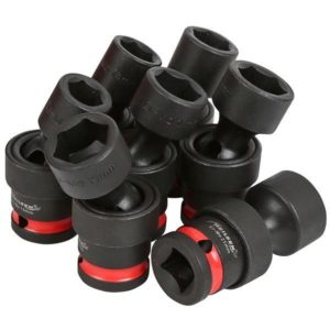 Universal Swivel Impact Bit UJ Driver Socket Set 1/2' 13mm-21mm 7-Piece ...